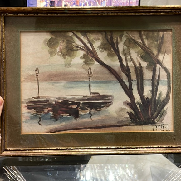 David Gilboa | Art | David Gilboa 952 Watercolor Print Framed | Poshmark